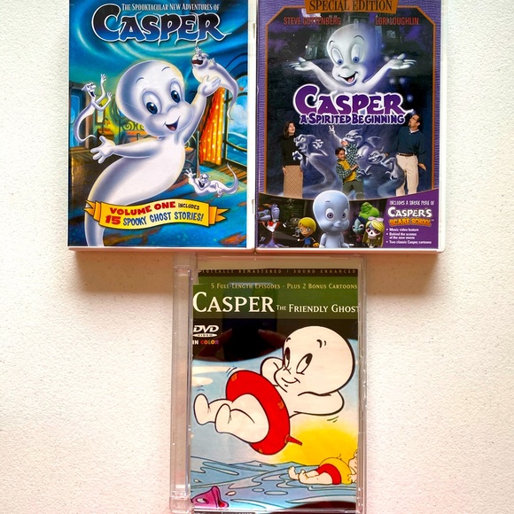 Media | Dvds Casperthe Friendly Ghost X3 | Poshmark
